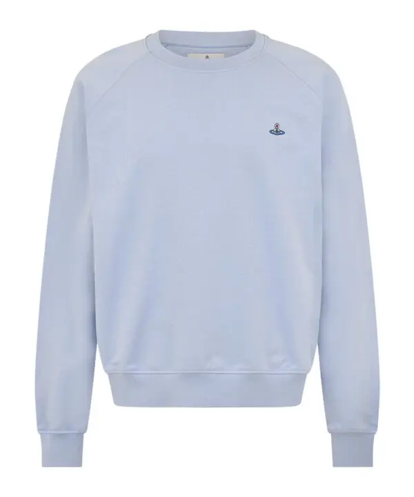 VIVIENNE WESTWOOD Logo Cotton Orb Crew Neck Sweatshirt