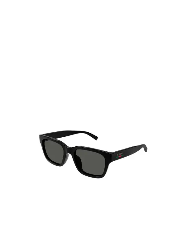 Gucci Rectangular Sunglasses With Branded Temples