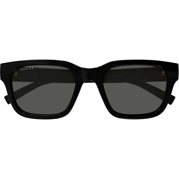 Gucci Rectangular Sunglasses With Branded Temples