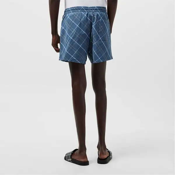Burberry Checked Swimming Trunks