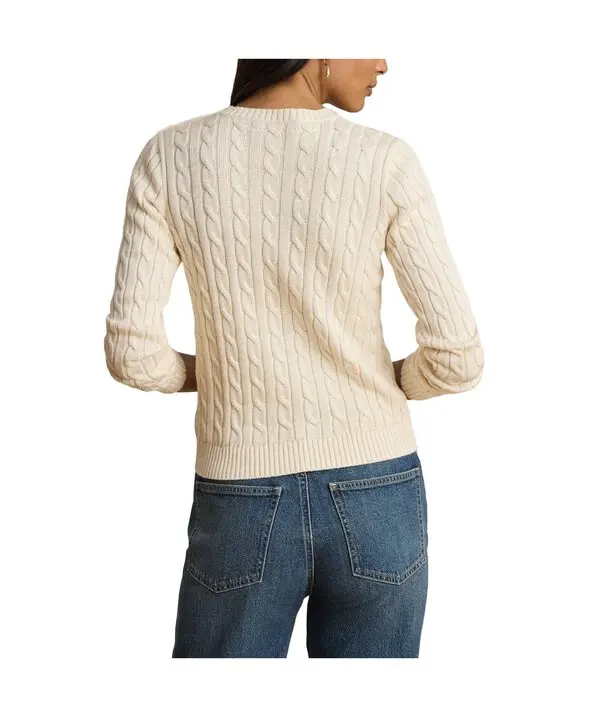 Ralph Lauren Cable Knit Jumper With Button Detail