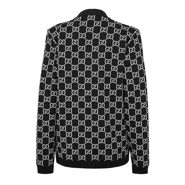 Gucci Gg Reversible Jacquard Cardigan