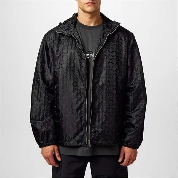 Givenchy Logo Hooded Casual Jacket