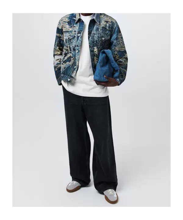 Acne Studios Printed Denim Jacket