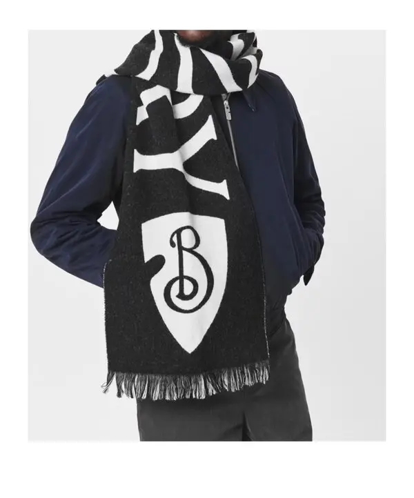 Burberry Football Logo Scarf