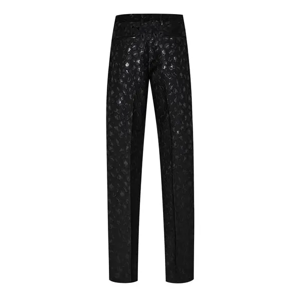Versace Leopard Print Tailored Trousers