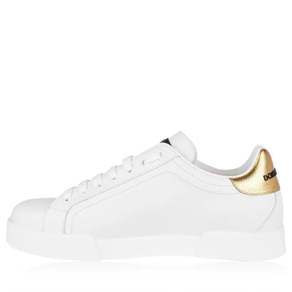 Dolce & Gabbana Crown Leather Portofino Trainers