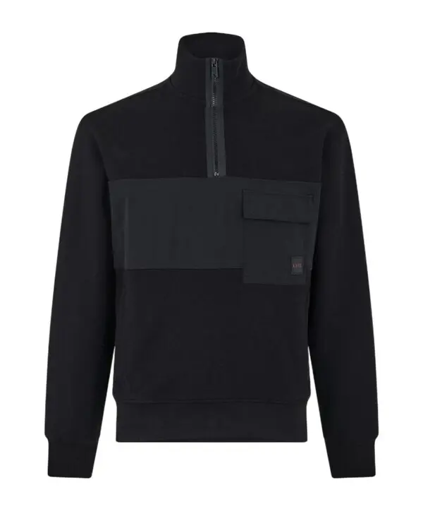 Hugo Boss Zenylon 1/4 Zip Fleece Hoodie