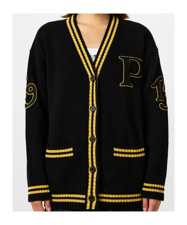 Prada Cashmere Varsity Cardigan