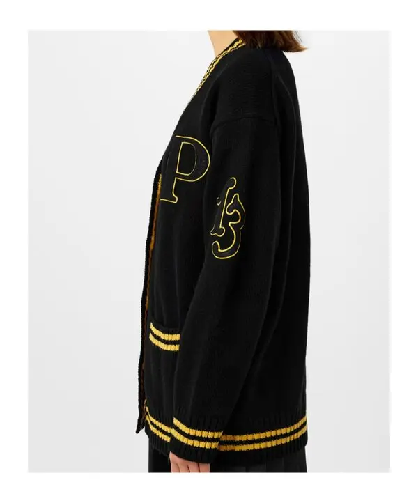 Prada Cashmere Varsity Cardigan