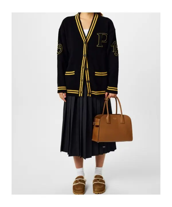 Prada Cashmere Varsity Cardigan