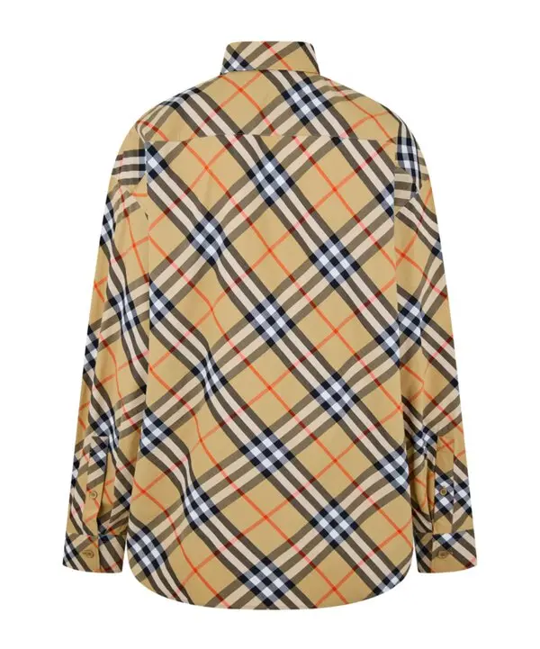 Burberry Plaid Long-sleeve Shirt