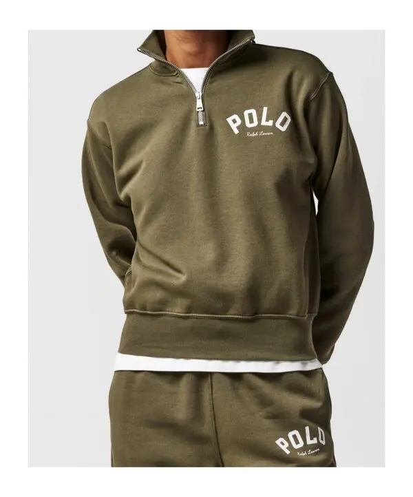 Polo Ralph Lauren Zip-up Sweatshirt With Logo - Green