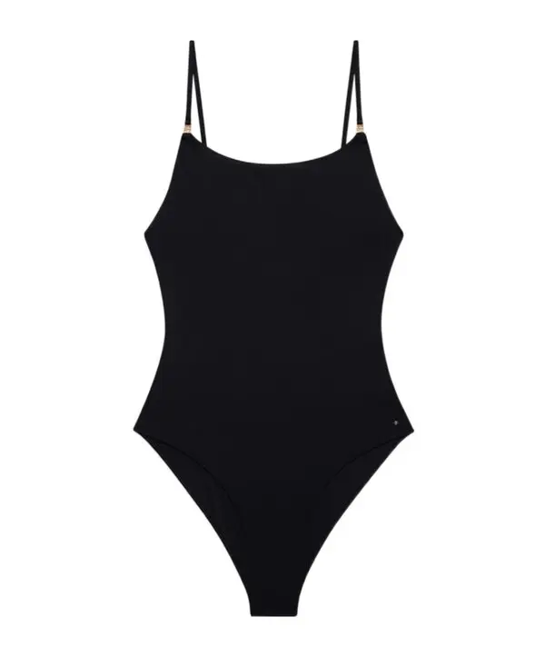 ANINE BING Halter One-piece Swimsuit