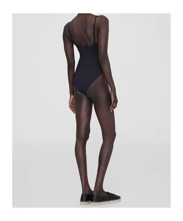 ANINE BING Halter One-piece Swimsuit