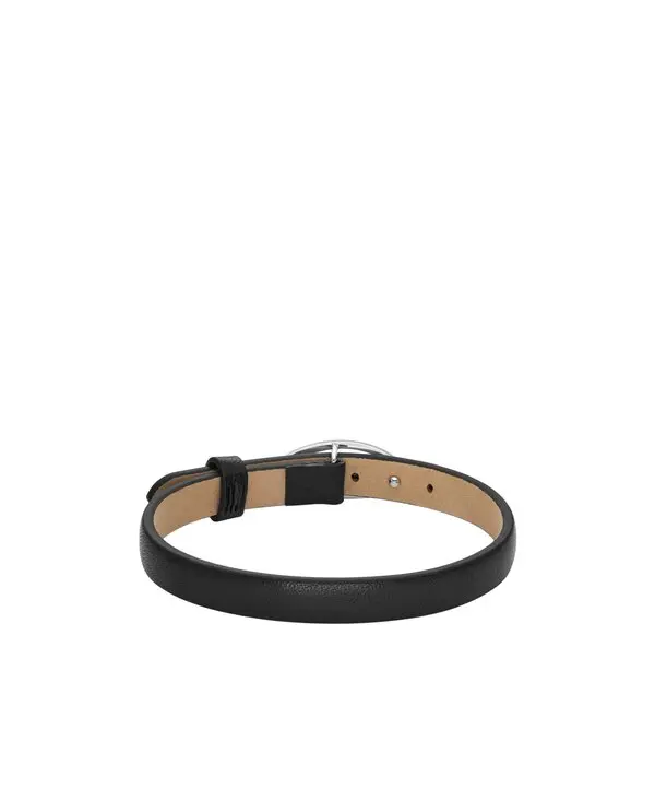 DIESEL® Leather Stackable Bracelet With Stud Closure