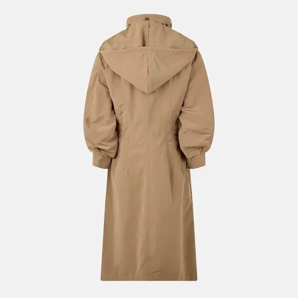 Moncler Logo Mid Length Trench Coat