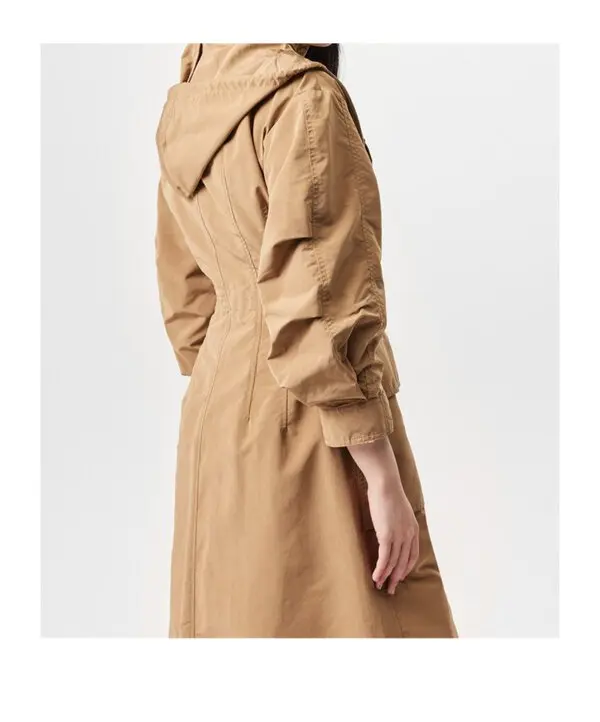 Moncler Logo Mid Length Trench Coat