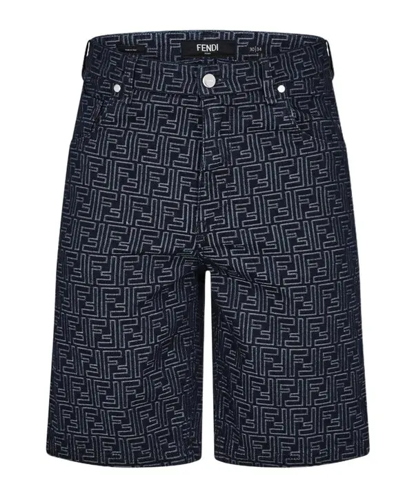 Fendi Ff Denim Short Sn53