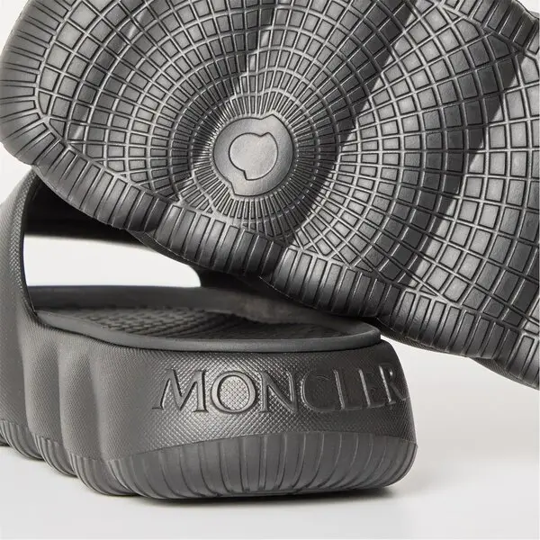 Moncler Quilted Logo Slides