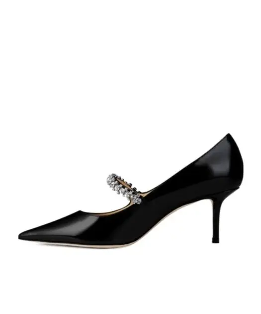 JIMMY CHOO Bing Pump 65 With Crystal Embellishments