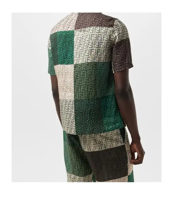 Fendi Linen Ff Print Shirt