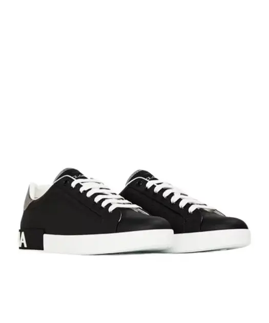 Dolce & Gabbana Logo Portofino Leather Low-top Trainers