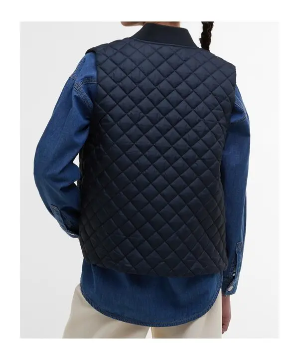 Barbour Quilted Zip-up Vest