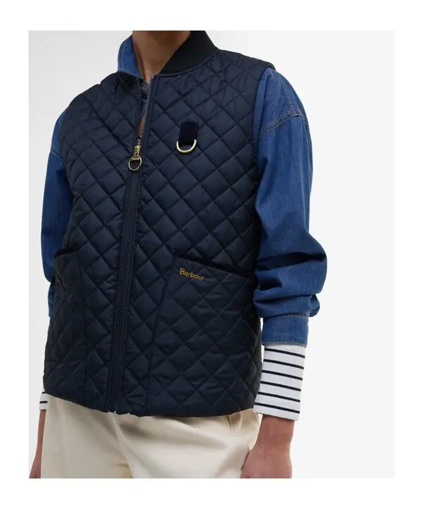 Barbour Quilted Zip-up Vest