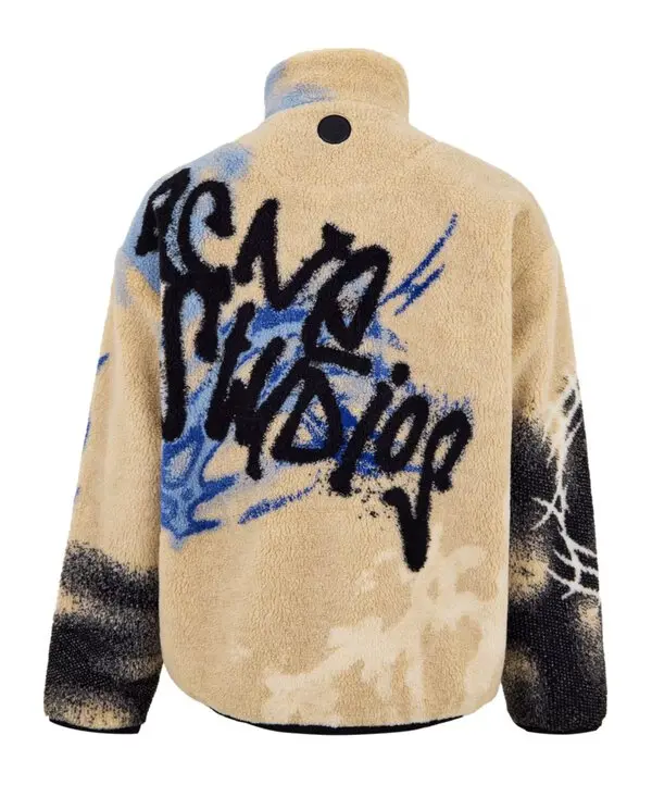 Acne Studios Teddy Jacquard Casual Jacket