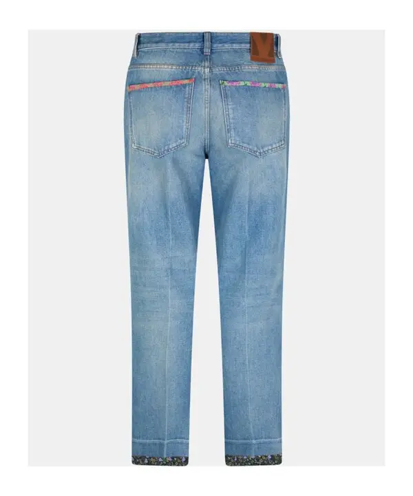 Valentino Garavani Denim Trousers With Belt Loops