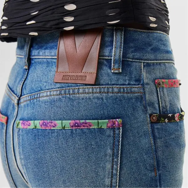 Valentino Garavani Denim Trousers With Belt Loops
