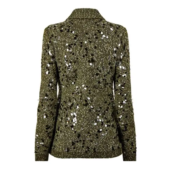 Gucci Sequin Knit Cardigan