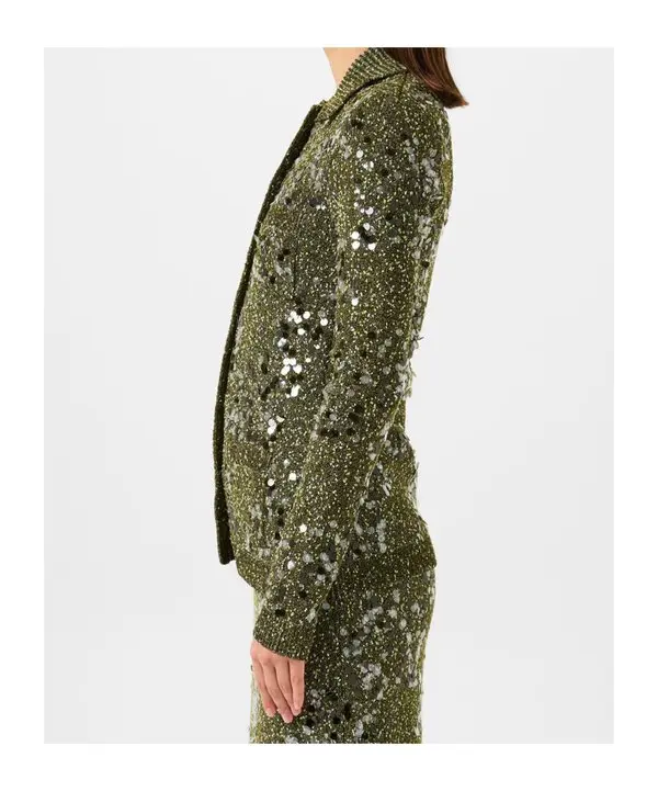 Gucci Sequin Knit Cardigan