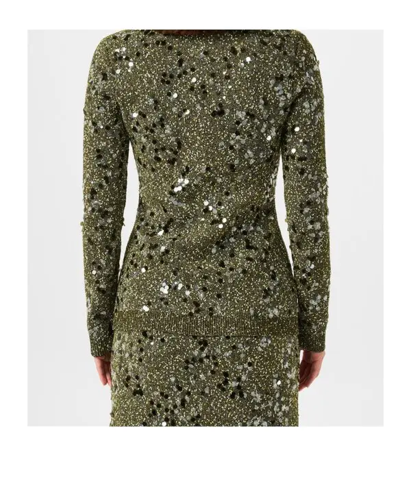 Gucci Sequin Knit Cardigan