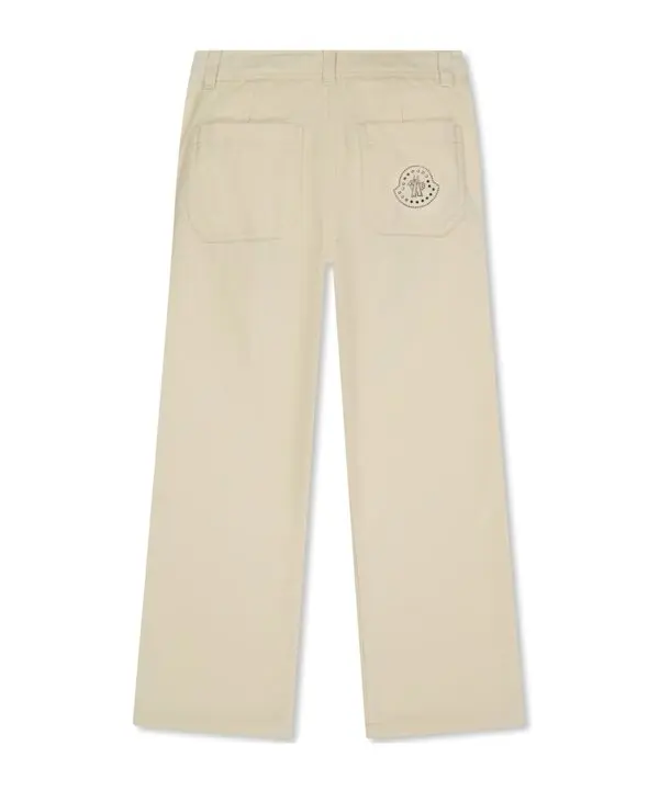 Moncler Corduroy Logo Casual Pants