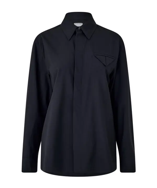 Bottega Veneta Long Sleeve Shirt With Lapel Collar