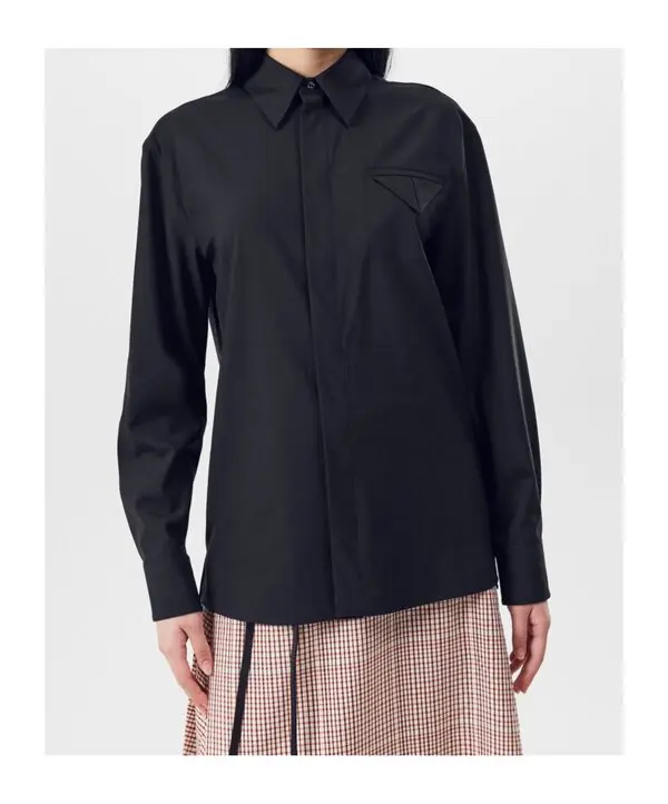 Bottega Veneta Long Sleeve Shirt With Lapel Collar