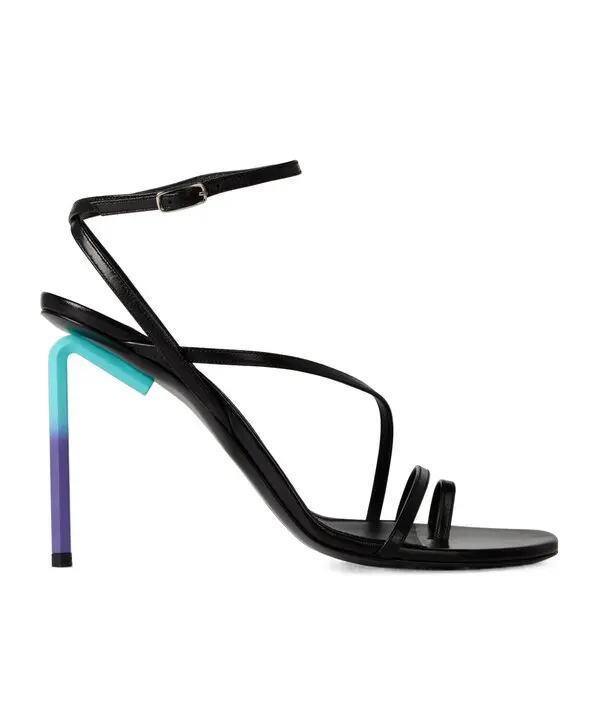 Off-White Allen Buckle High-heeled Sandals - Black