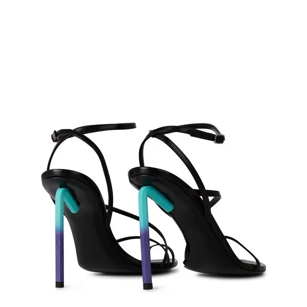 Off-White Allen Buckle High-heeled Sandals - Black