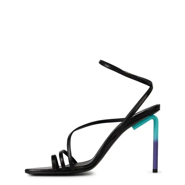 Off-White Allen Buckle High-heeled Sandals - Black