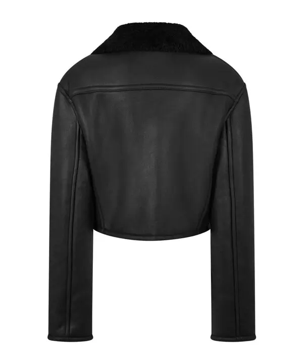 Jacquemus Lapel Collar Leather Jacket
