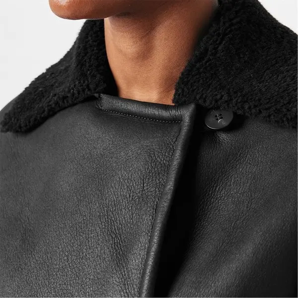Jacquemus Lapel Collar Leather Jacket