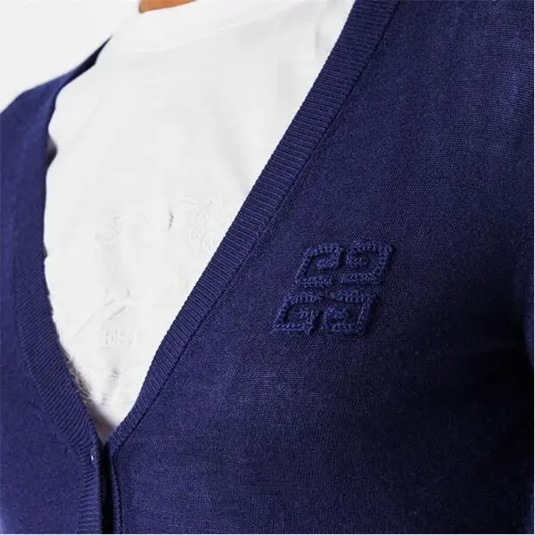 Givenchy Embroidered 4g V-neck Cardigan