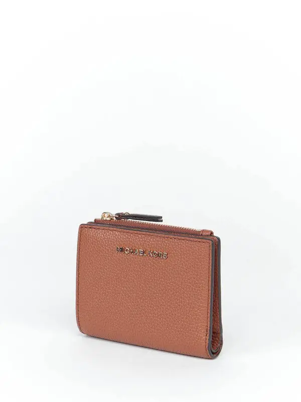 Michael Kors Logo Plaque Bi-fold Wallet