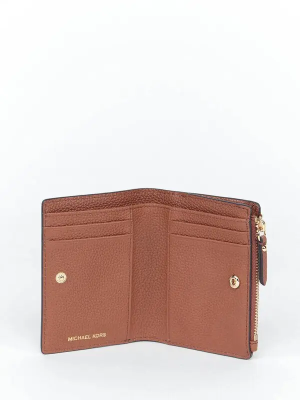 Michael Kors Logo Plaque Bi-fold Wallet