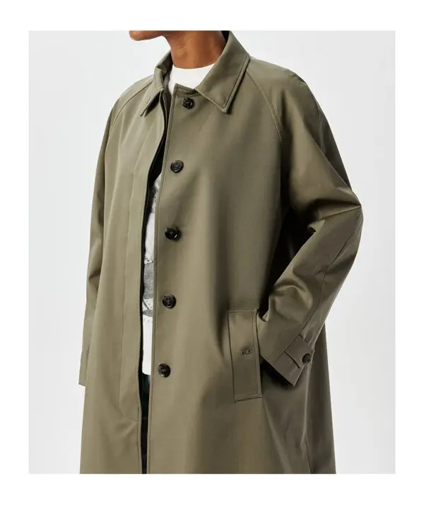 ANINE BING Lapel Long Sleeve Coat