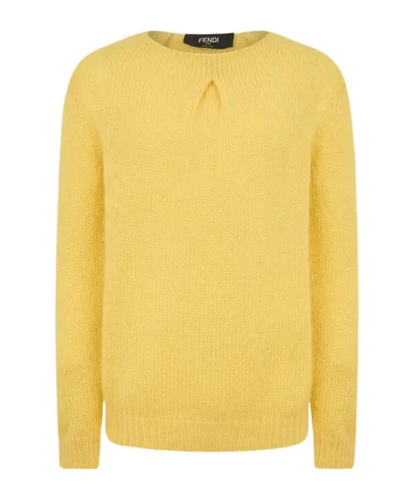 Fendi Crewneck Sweater - Yellow