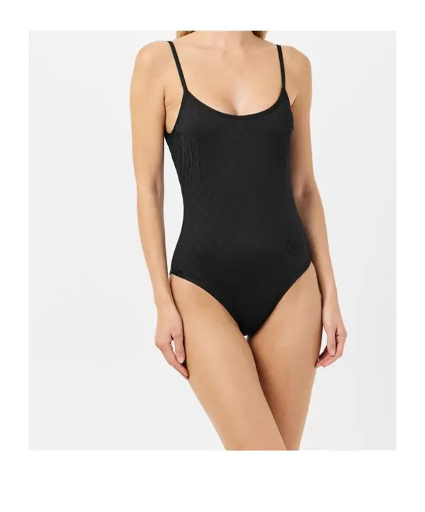 Moncler Sleeveless Spaghetti Strap One-piece Swimsuit