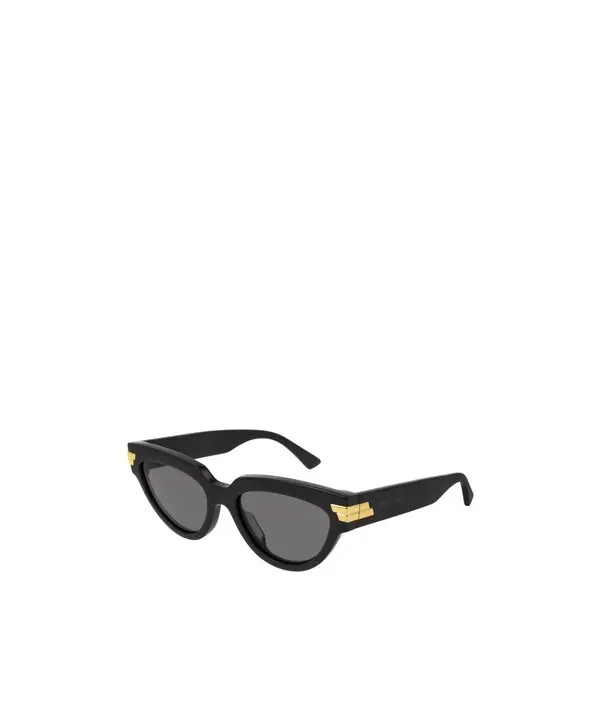 Bottega Veneta Logo Detail Oval Sunglasses